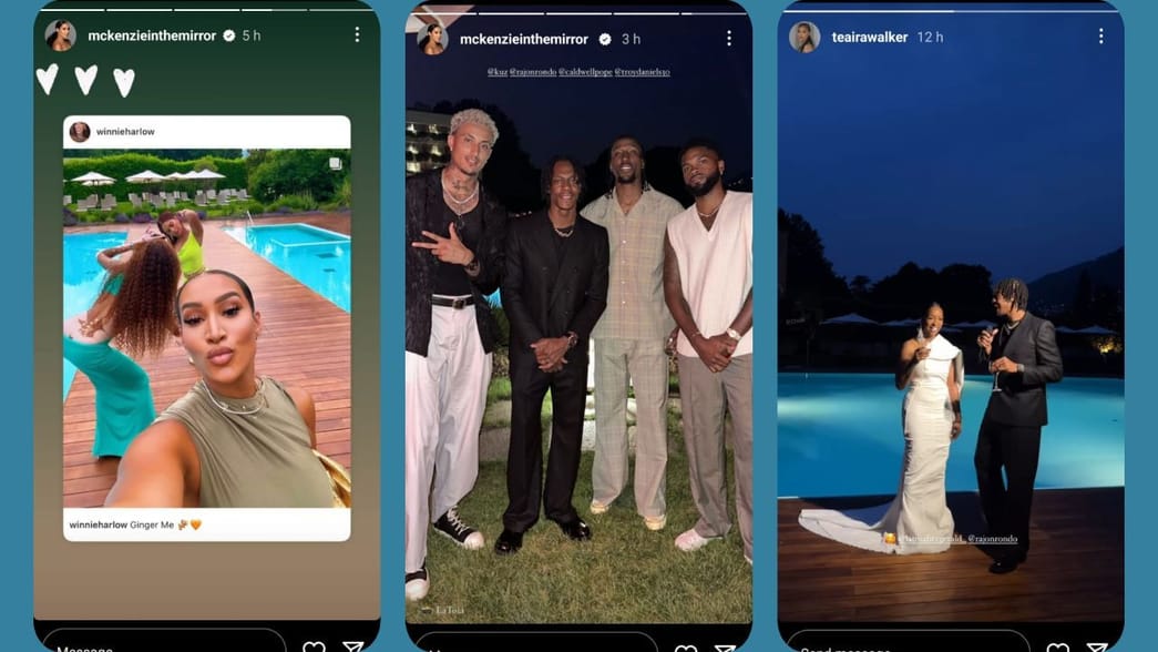 In Photos: Inside Rajon Rondo and Latoia Fitzgerald's star-studded Lake ...