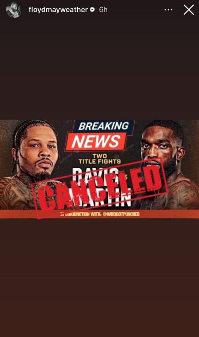 Fact Check: Is Gervonta Davis vs. Frank Martin canceled? Exploring the ...