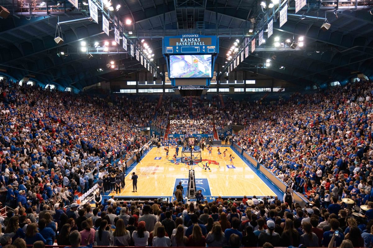 Top 10 best arenas in college basketball ahead of 2024-25 season ft. Allen Fieldhouse