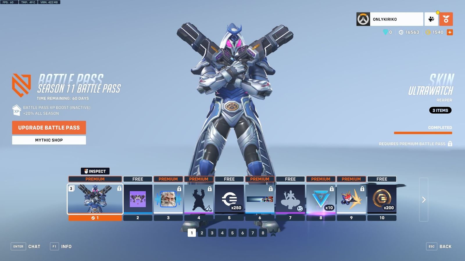 Overwatch 2 Season 11: All Battle Pass tiers and rewards
