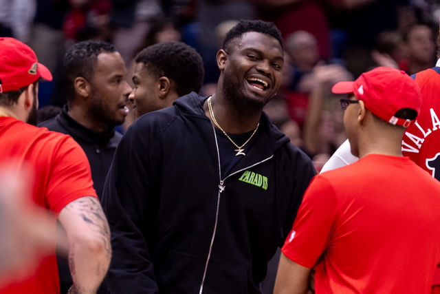 "Damn Jaylen Brown gained weight fast" - NBA fans roast Zion Williamson ...