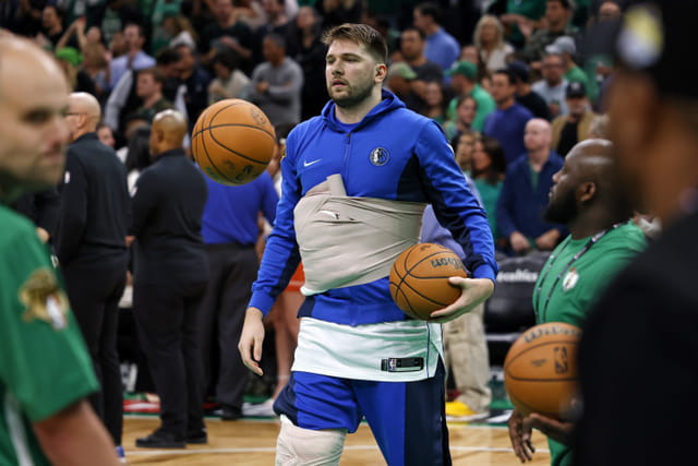 "Fake hoopin like Game 6 Bron at the garden"- Luka Doncic catches ...