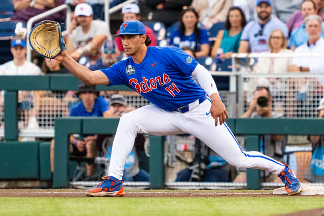 Florida's Jac Caglianone thanks Gators alumnus Matt LaPorta and wife ...