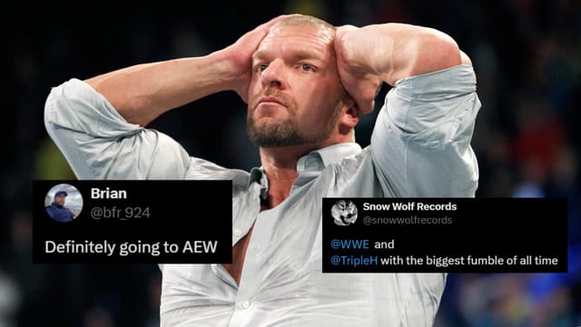 "Triple H with the biggest fumble of all time" - Fans erupt as RAW star ...