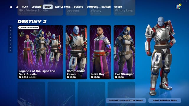 How to get Commander Zavala, Ikora Rey, and Exo Stranger (Destiny) skin ...