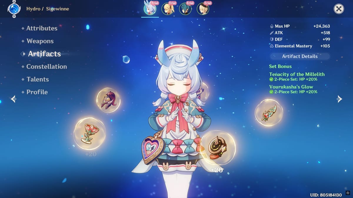 Genshin Impact Sigewinne build guide: Best artifacts, weapons, teams ...