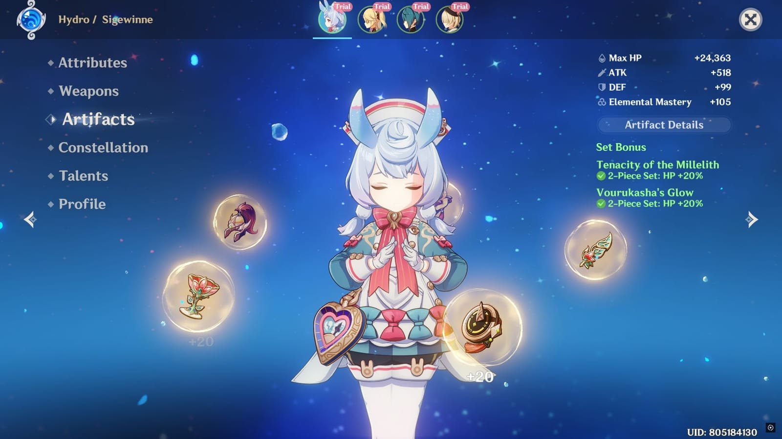 Genshin Impact Sigewinne build guide: Best artifacts, weapons, teams ...