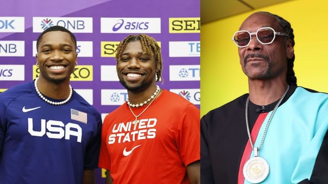 WATCH: Snoop Dogg, Noah Lyles and Josephus Lyles share a fun moment at ...