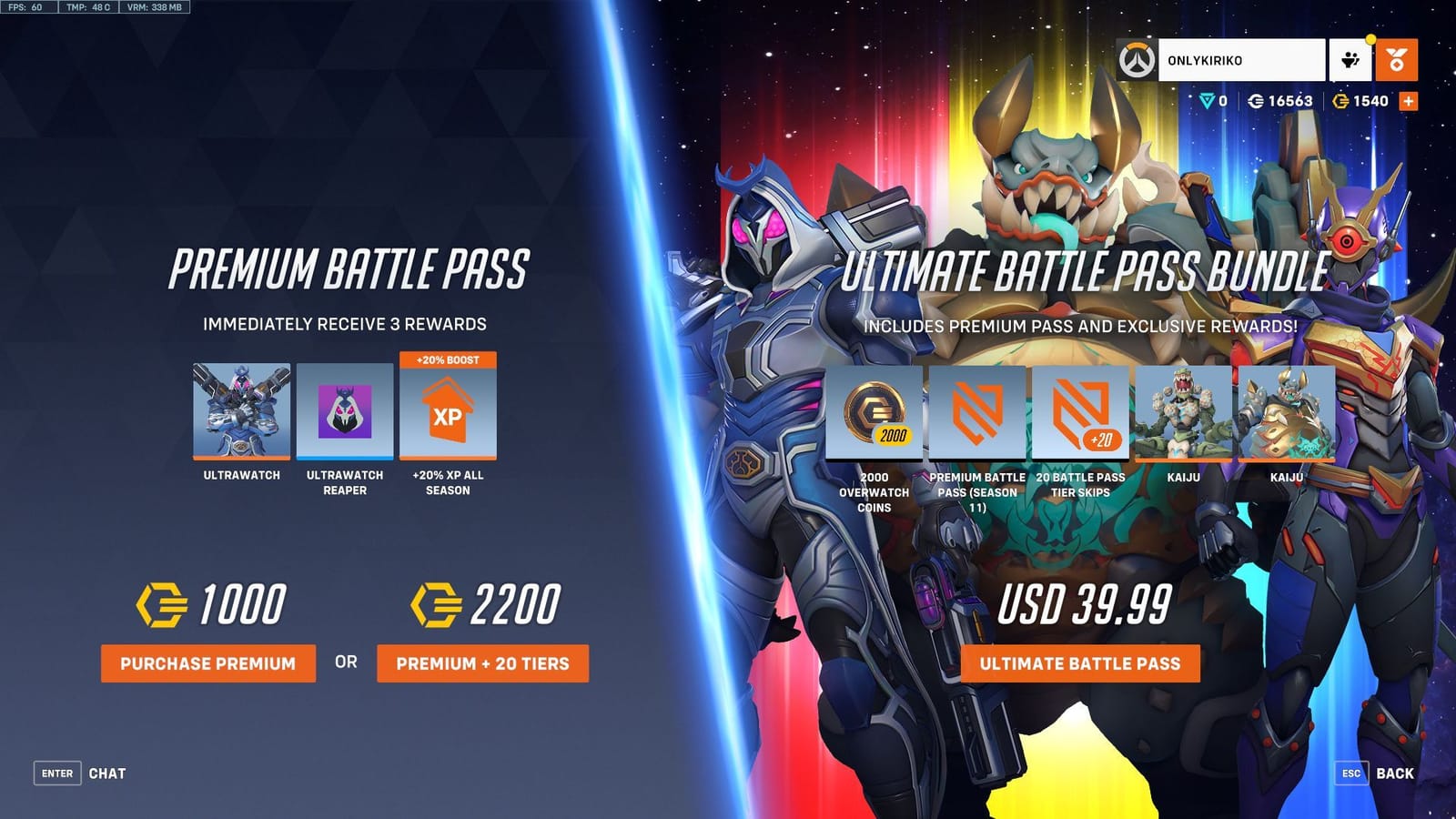 Overwatch 2 Season 11: All Battle Pass tiers and rewards