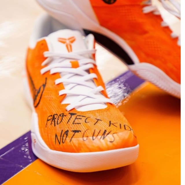 In Photos: Mercury's Tasha Cloud unboxes custom Kobe 8s 'Gun violence ...