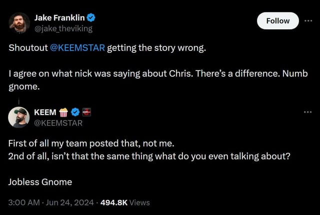 Former MrBeast team member Jake The Viking calls out Keemstar on Ava ...