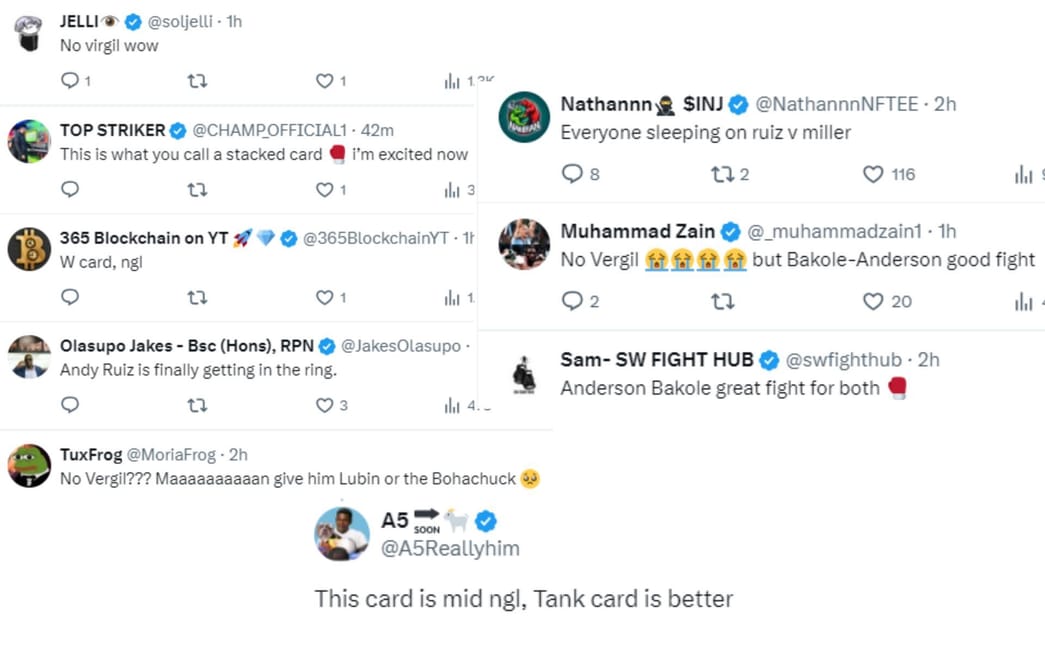 "This card is mid ngl, Tank card is better" - Fans react to updated ...
