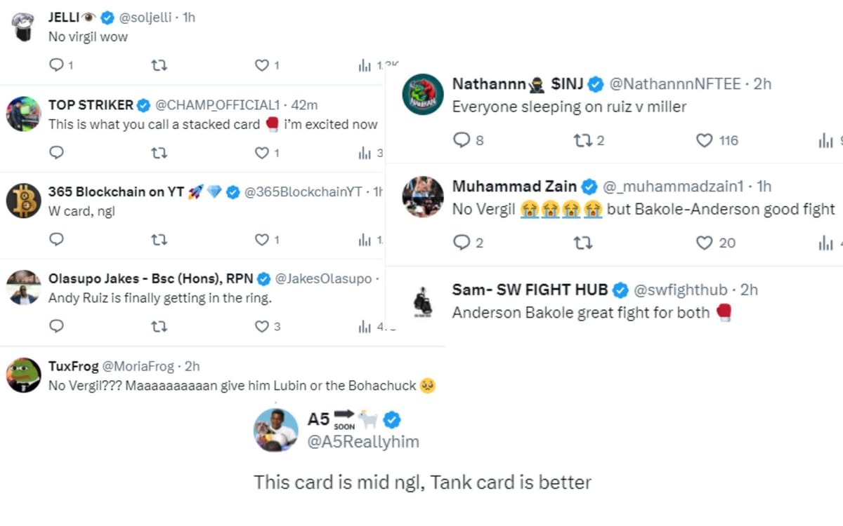 "This card is mid ngl, Tank card is better" - Fans react to updated ...