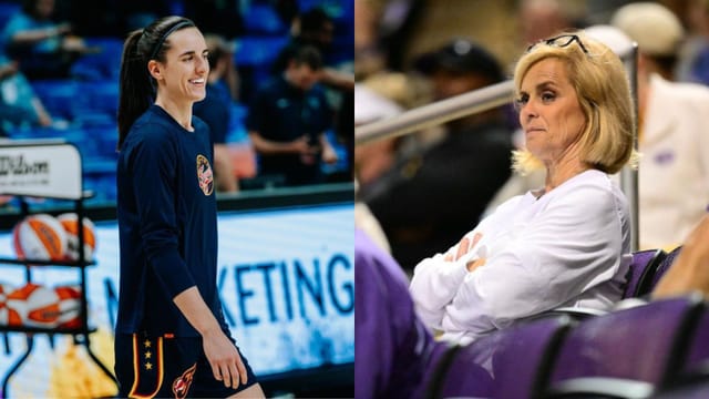 WATCH: LSU HC Kim Mulkey attends Caitlin Clark vs. Aaliyah Edwards ...