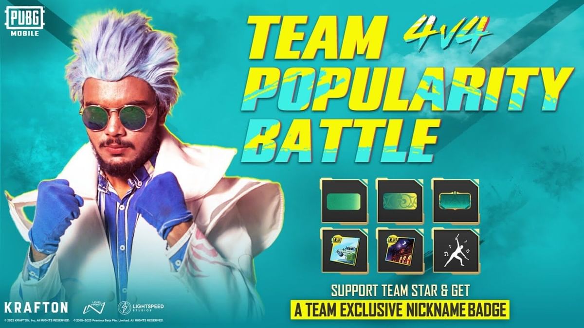 How to participate in the PUBG Mobile 4v4 Popularity Battle