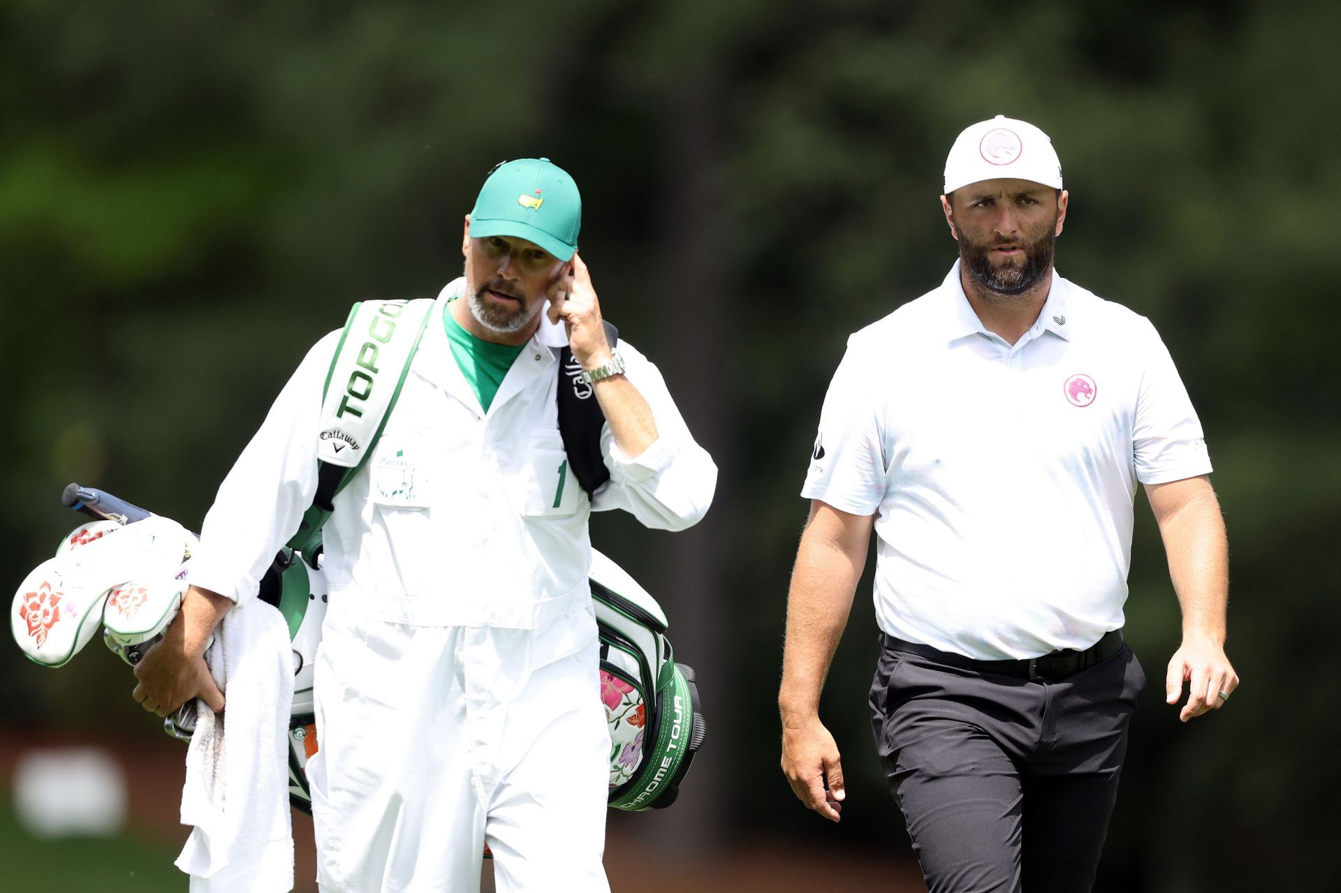 Who is Jon Rahm's caddie?