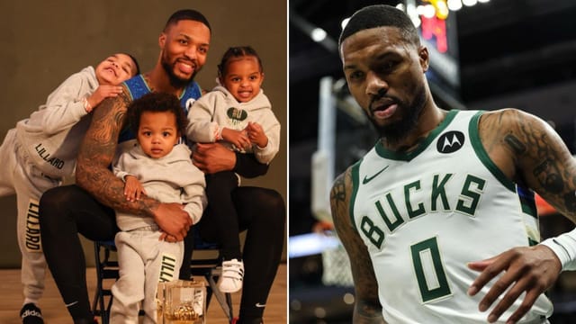 Damian Lillard adorably takes his kids to work at local gym: "PE class ...
