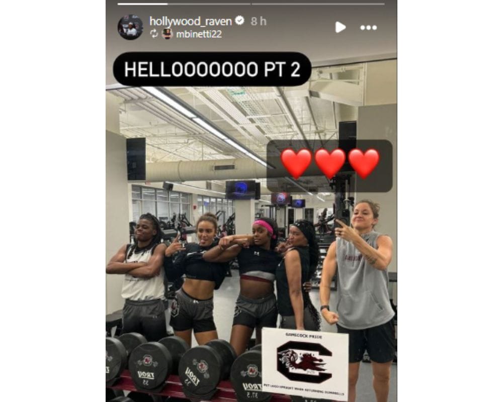 South Carolina: South Carolina's Raven Johnson shows off offseason ...