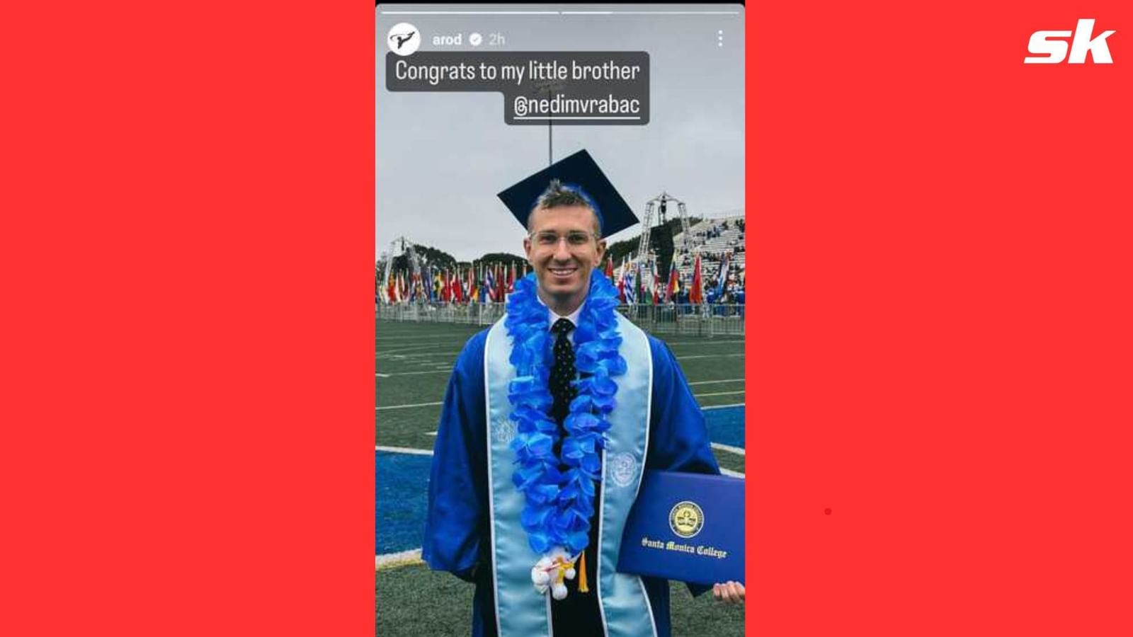 "Congrats to my little brother" - Alex Rodriguez marks graduation ...