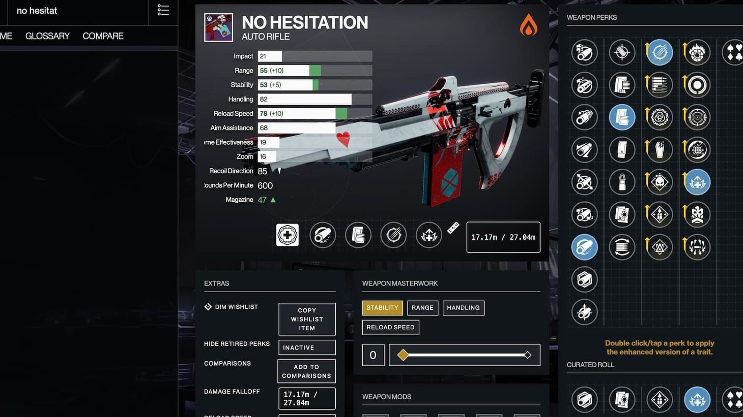 No Hesitation god roll guide for Destiny 2 PvE