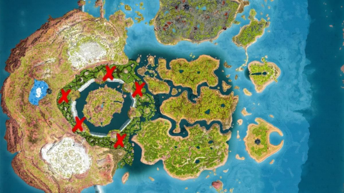 Ark Survival Ascended: Best place to farm Plant Species X in The Center