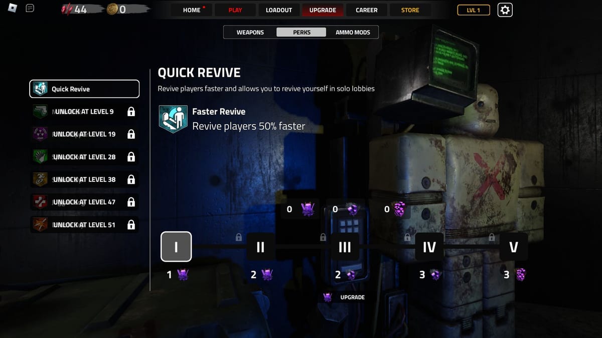 Korrupt Zombies: Perks guide