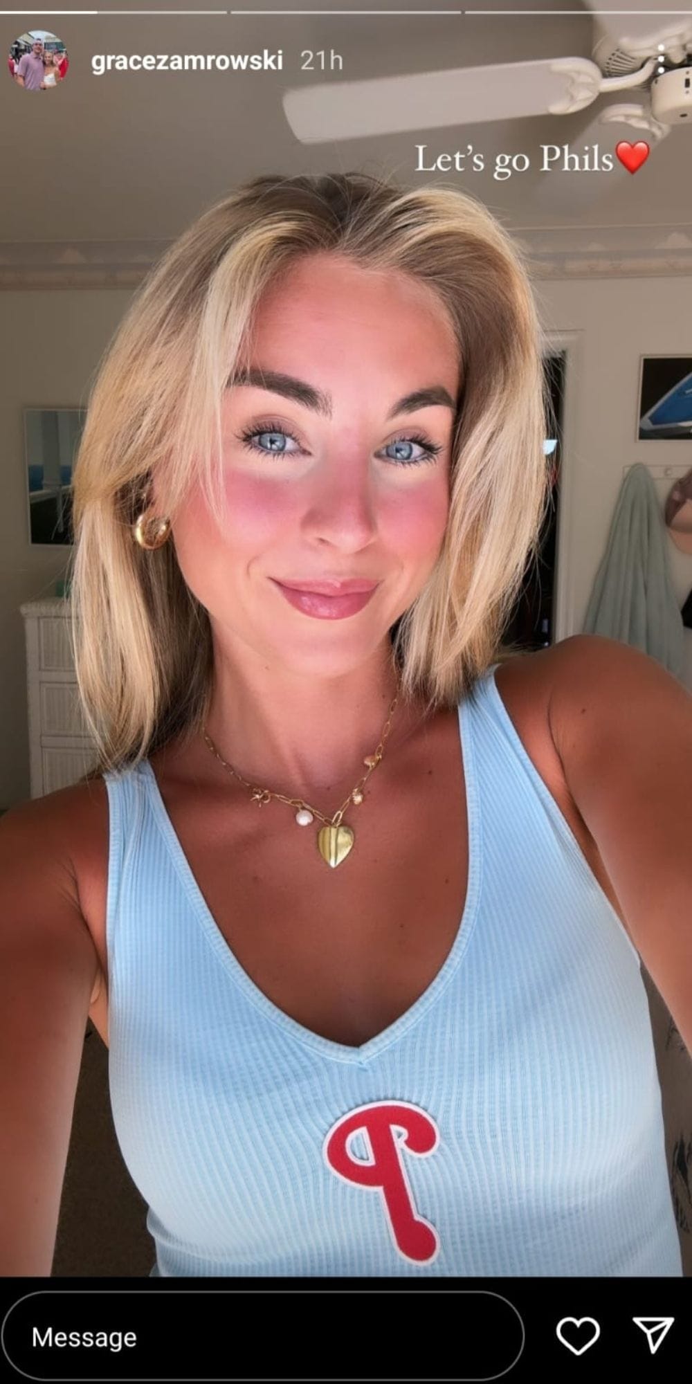 “Let’s go Phils” - South Carolina star Ethan Petry’s GF Grace Zamrowski ...