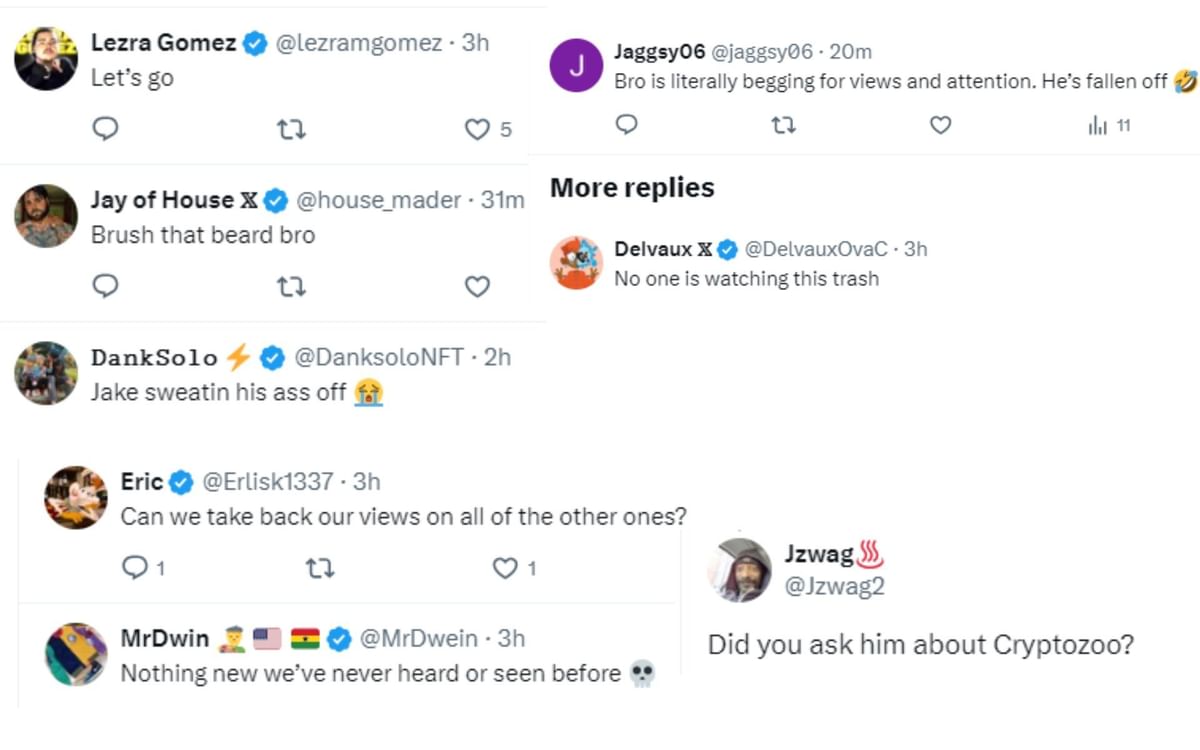 Logan Paul: "Did you ask him about CryptoZoo?" - Fans react to Jake Paul and Logan Paul's lie ...