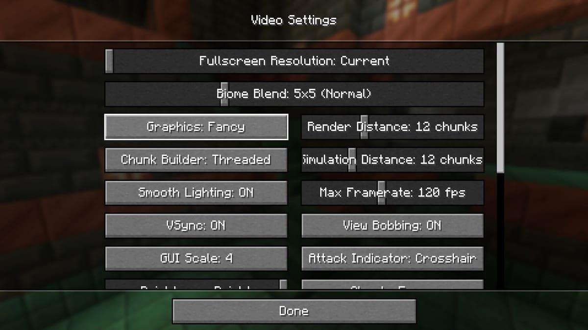 How to improve FPS in Minecraft 1.21