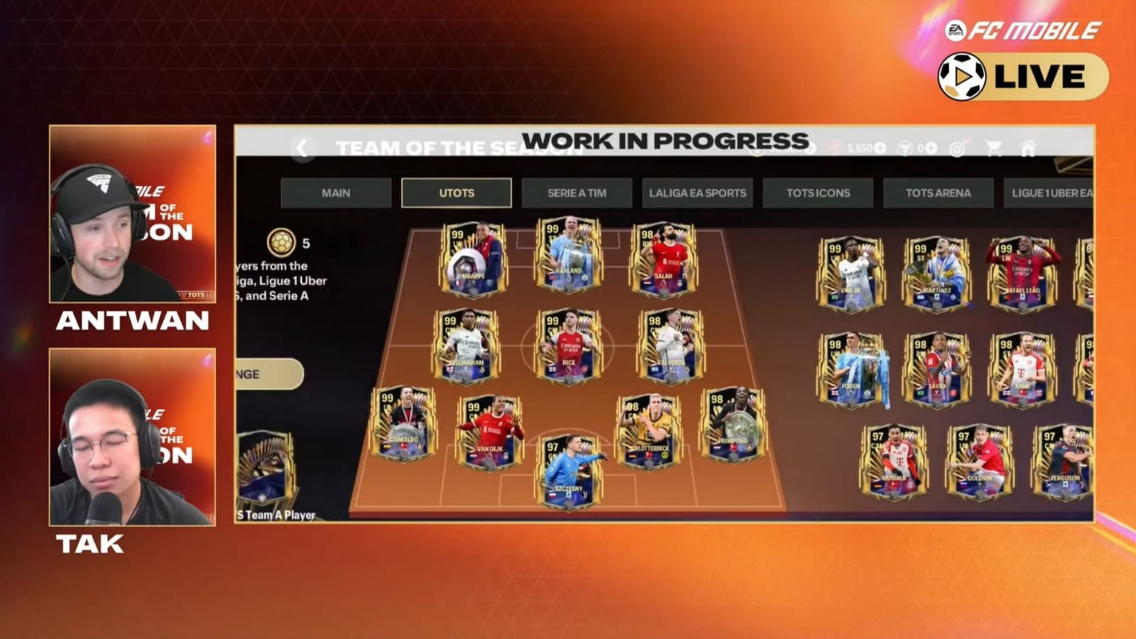 List of all announced EA FC Mobile UTOTS 24 cards