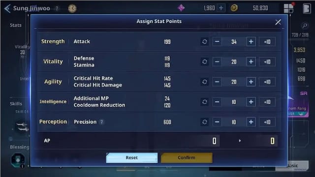 Solo Leveling Arise Stat Points guide: Where to use, best investments ...