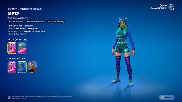 How to get Syd skin in Fortnite