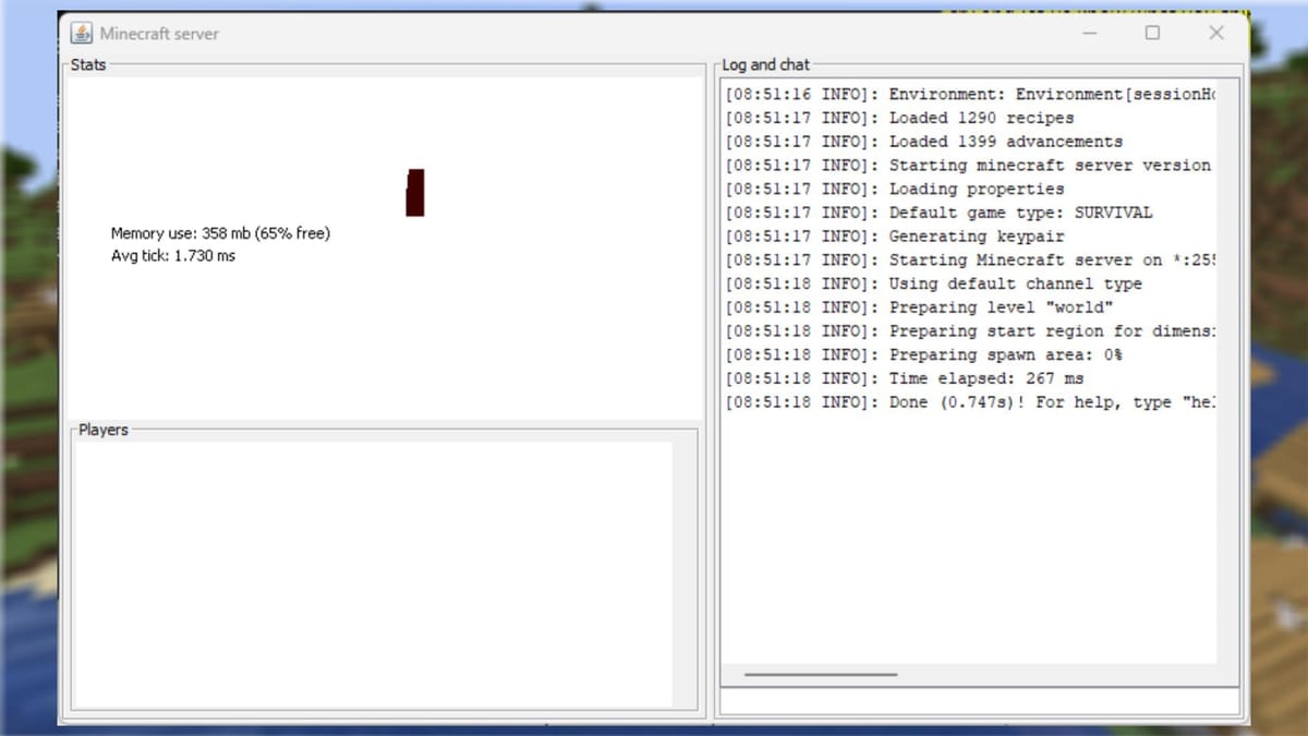 How to make a free Minecraft 1.21 server