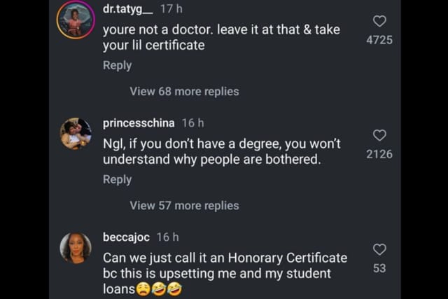 "She talking like she really earned a PhD" — Internet reacts as Pretty ...