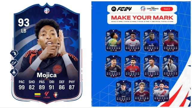 How to unlock the EA FC 24 Johan Mojica Make Your Mark card for free