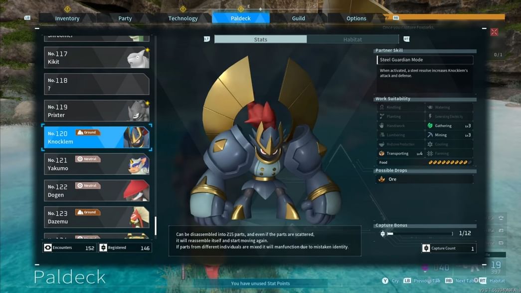 Knocklem in Palworld: Where to find, partner skill, item drops, and more