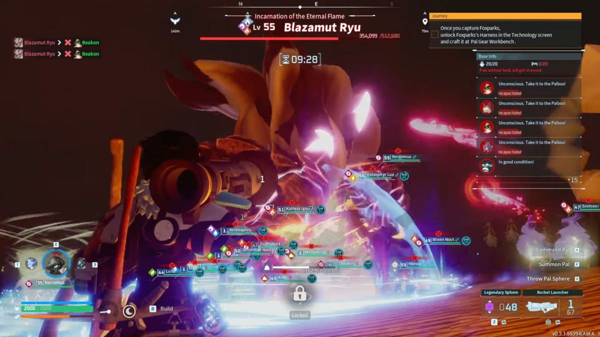 Blazamut Ryu in Palworld: Where to find, skills, item drops, and more