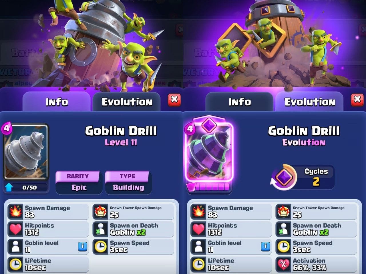 Clash Royale Goblin Drill Evolution: Ability, stats, and more