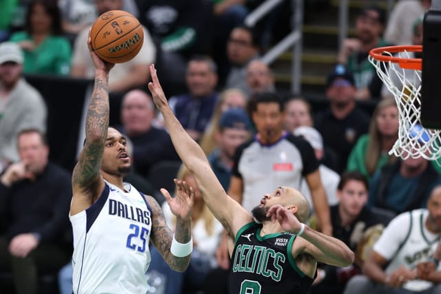 "Not afraid to get dunked on": Derrick White dissects his block on PJ ...