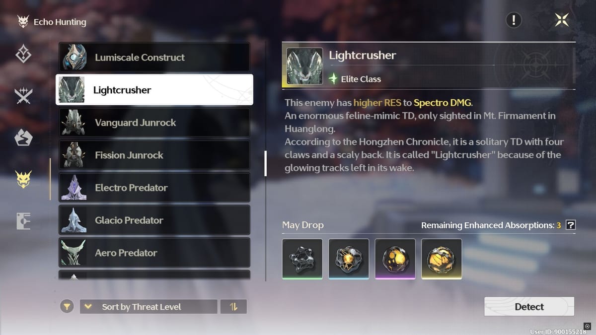 Wuthering Waves H54-??? Echo location, unlock guide