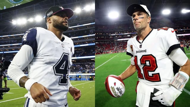 Former Buccaneers QB claims Tom Brady had “stronger arm” than Dak ...