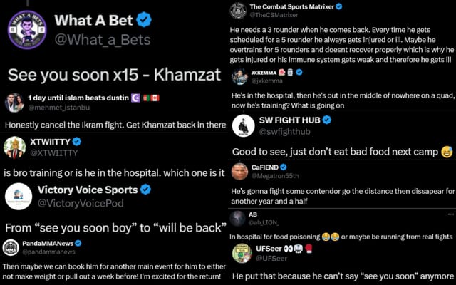 See You Soon X15 Get Khamzat Back In There Fans React To Khamzat