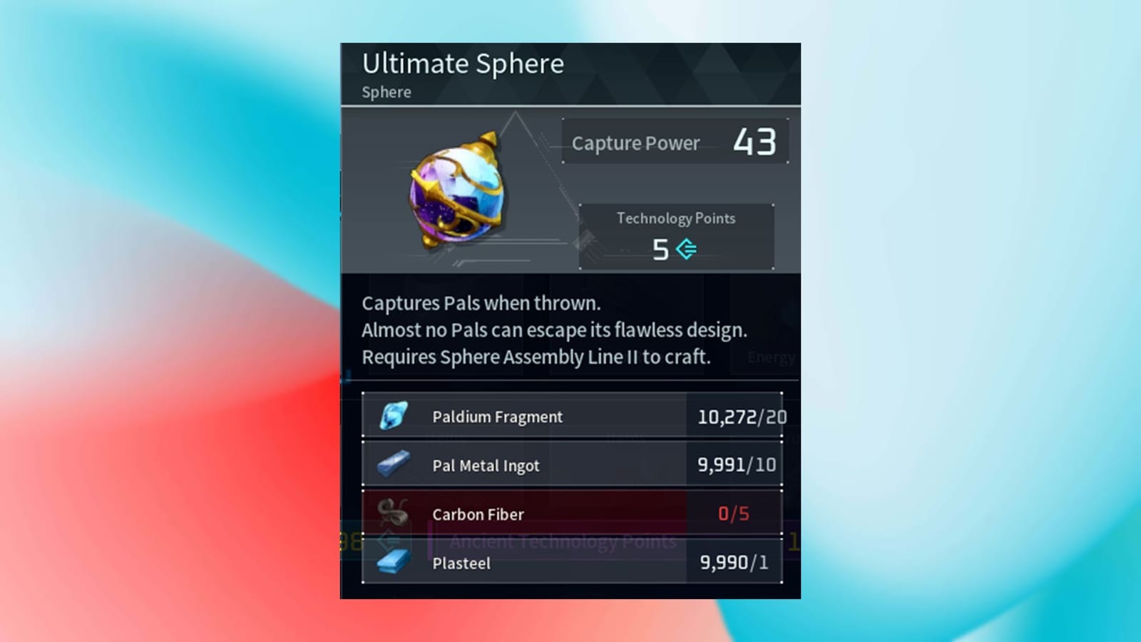 How to get Ultimate Sphere in Palworld