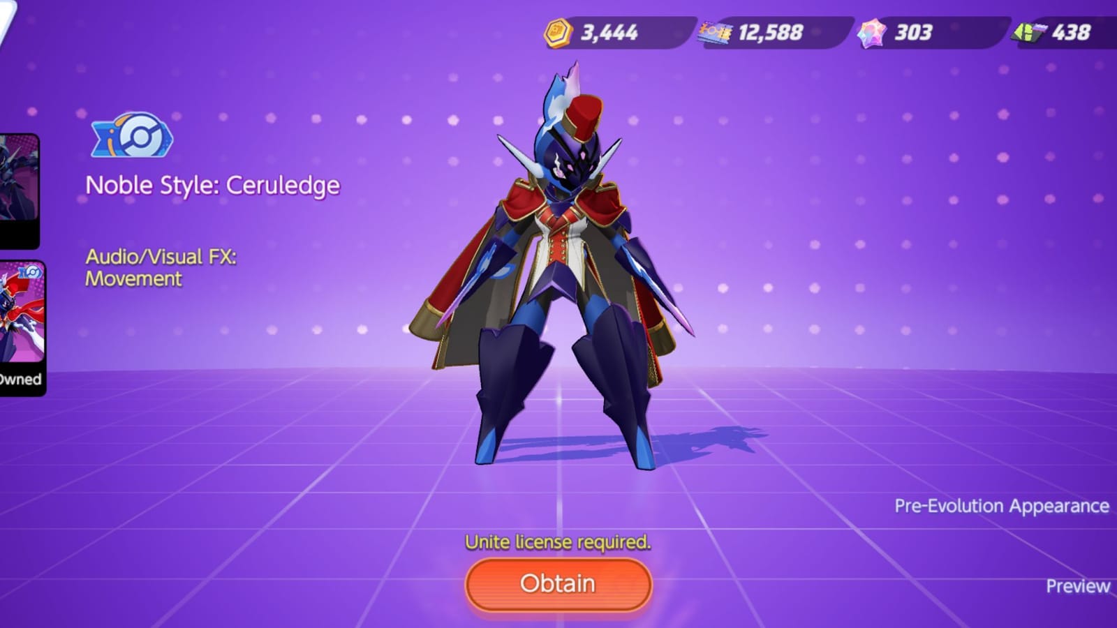 How to get Ceruledge in Pokemon Unite