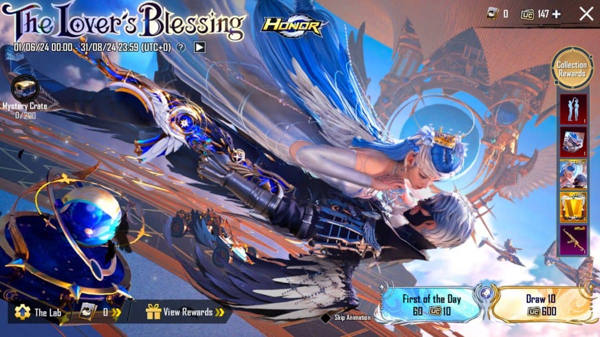 PUBG Mobile The Lover's Blessing event: How to play, rewards, and more