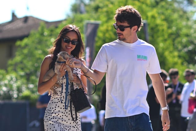 Charles Leclerc’s girlfriend Alexandra Saint Mleux lends support to 17 ...