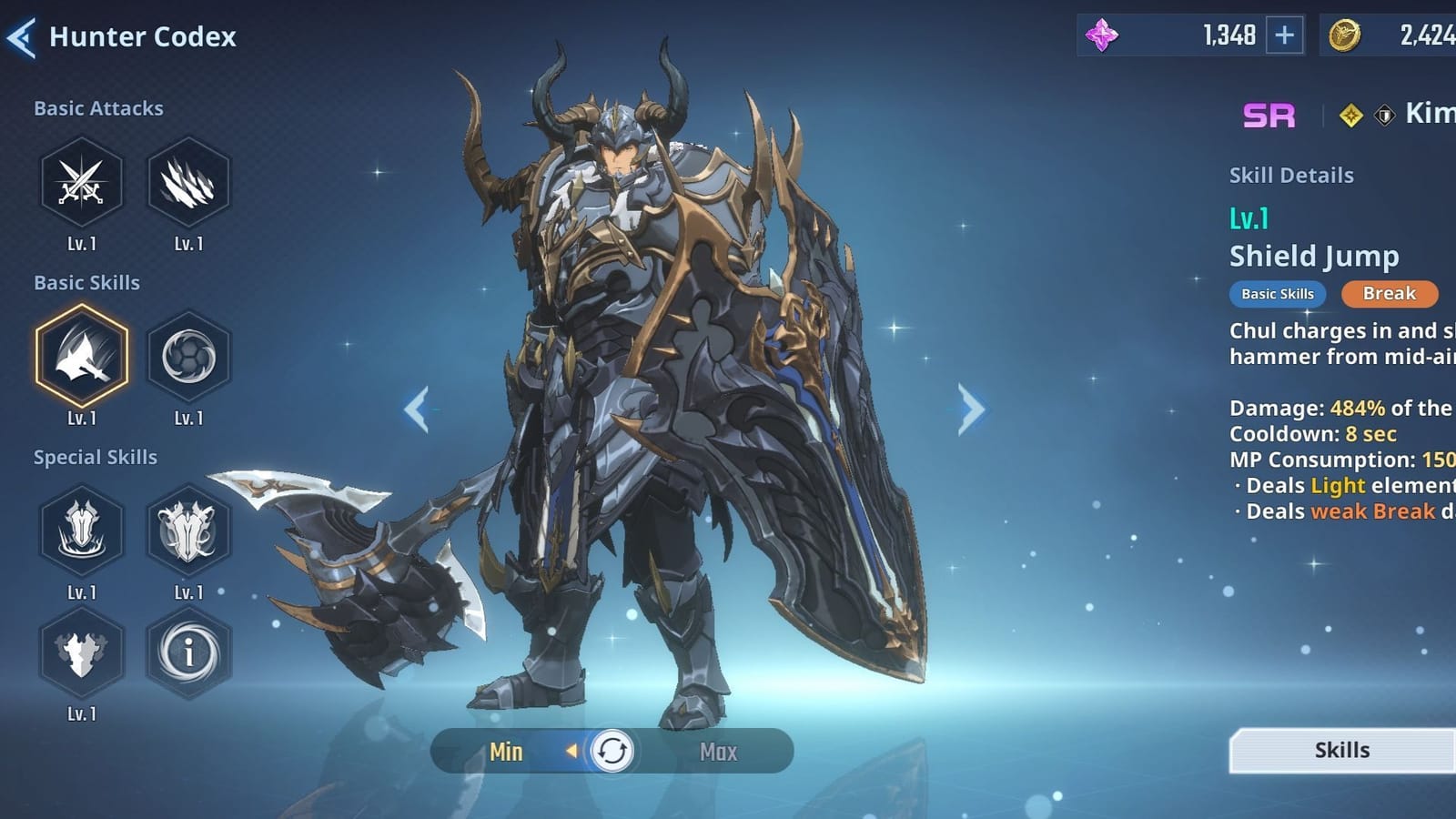 Solo Leveling Arise Kim Chul build guide: Best artifacts, weapons, and more