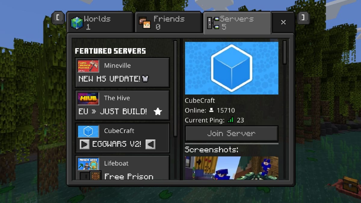 5 best Minecraft PE servers