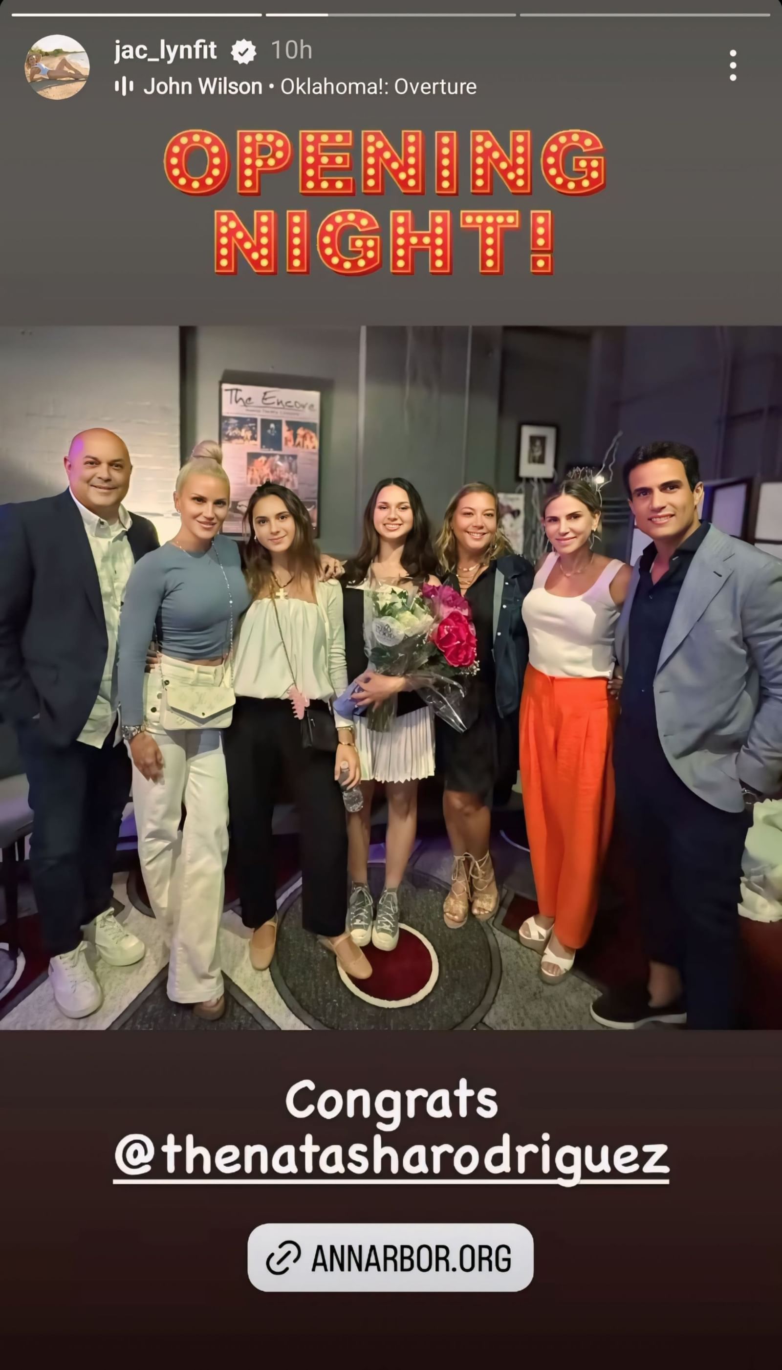 In Photos: Jaclyn Cordeiro attends partner Alex Rodriguez's daughter Natasha's first live ...