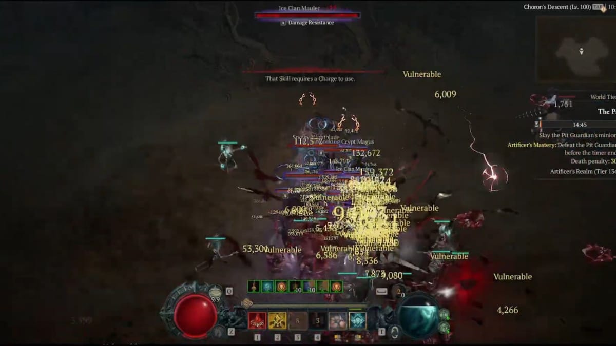 Is Elixir of Holy Bolts becoming the meta for pushing The Pit in Diablo 4?